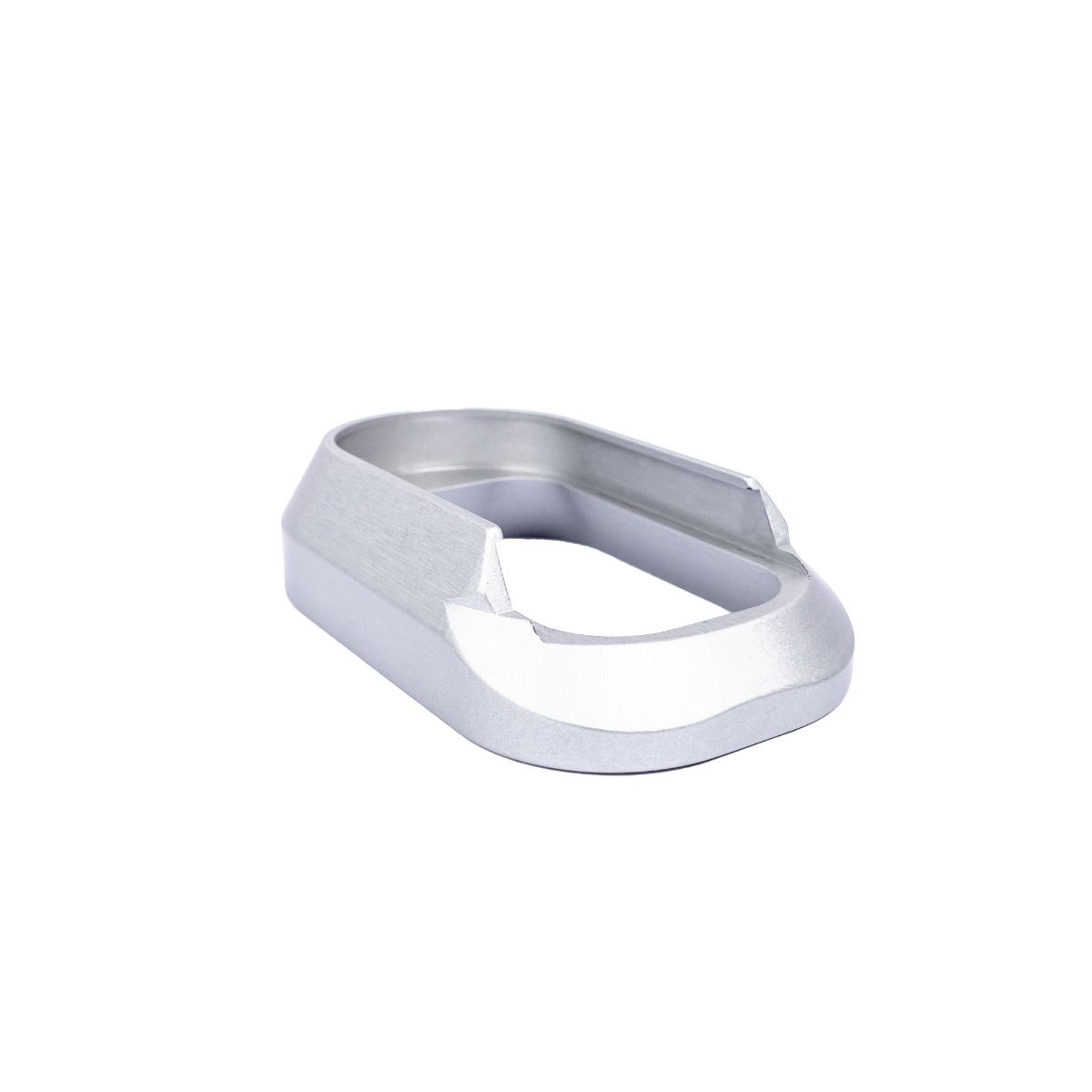 Caspian Hi-Cap Magwell Silver