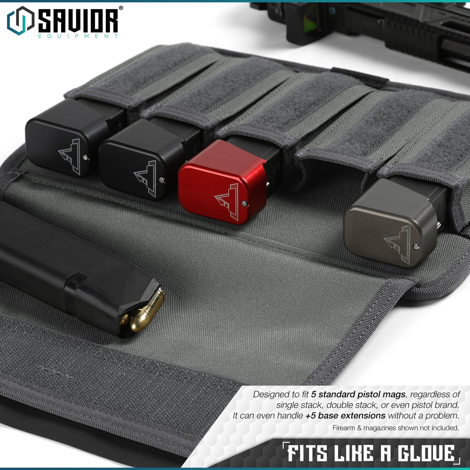 Savior Mag Buddy - Pistol Mag Pouch - 2 Pack